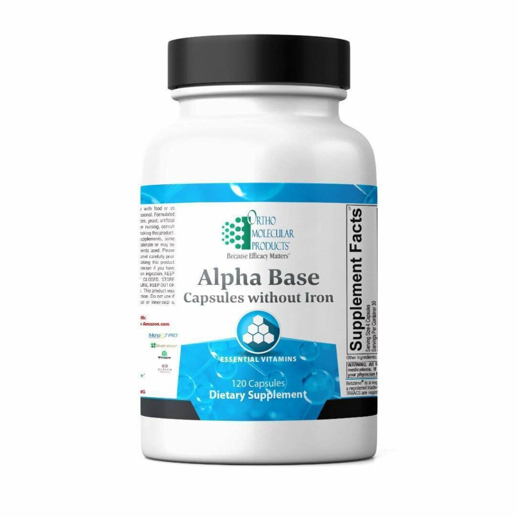 Alpha Base Capsules Without Iron | BodyLogicMD
